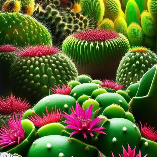 cactus - AI Generated Artwork - NightCafe Creator
