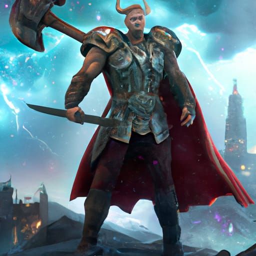 Marvel thor - AI Generated Artwork - NightCafe Creator