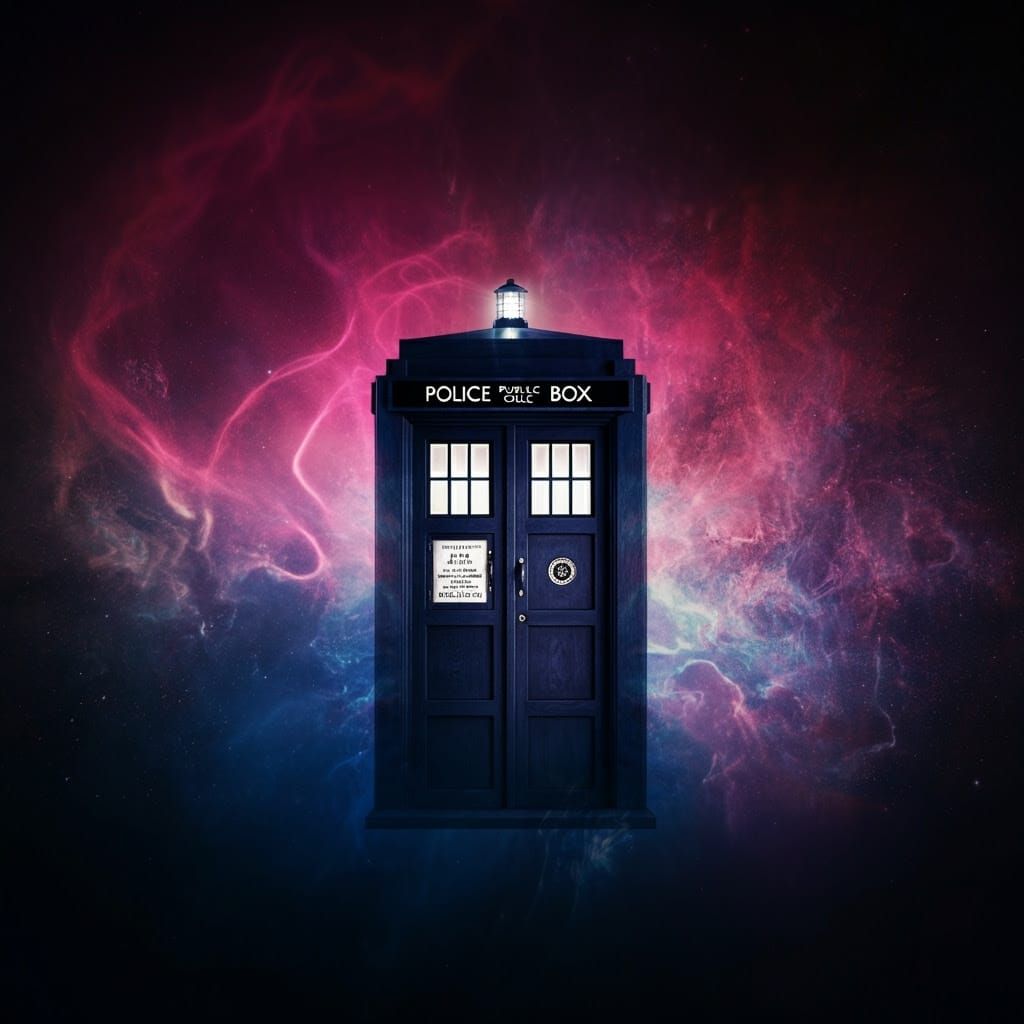 The TARDIS - Surreal TARDIS Transitions into Cosmic Dreamsca...