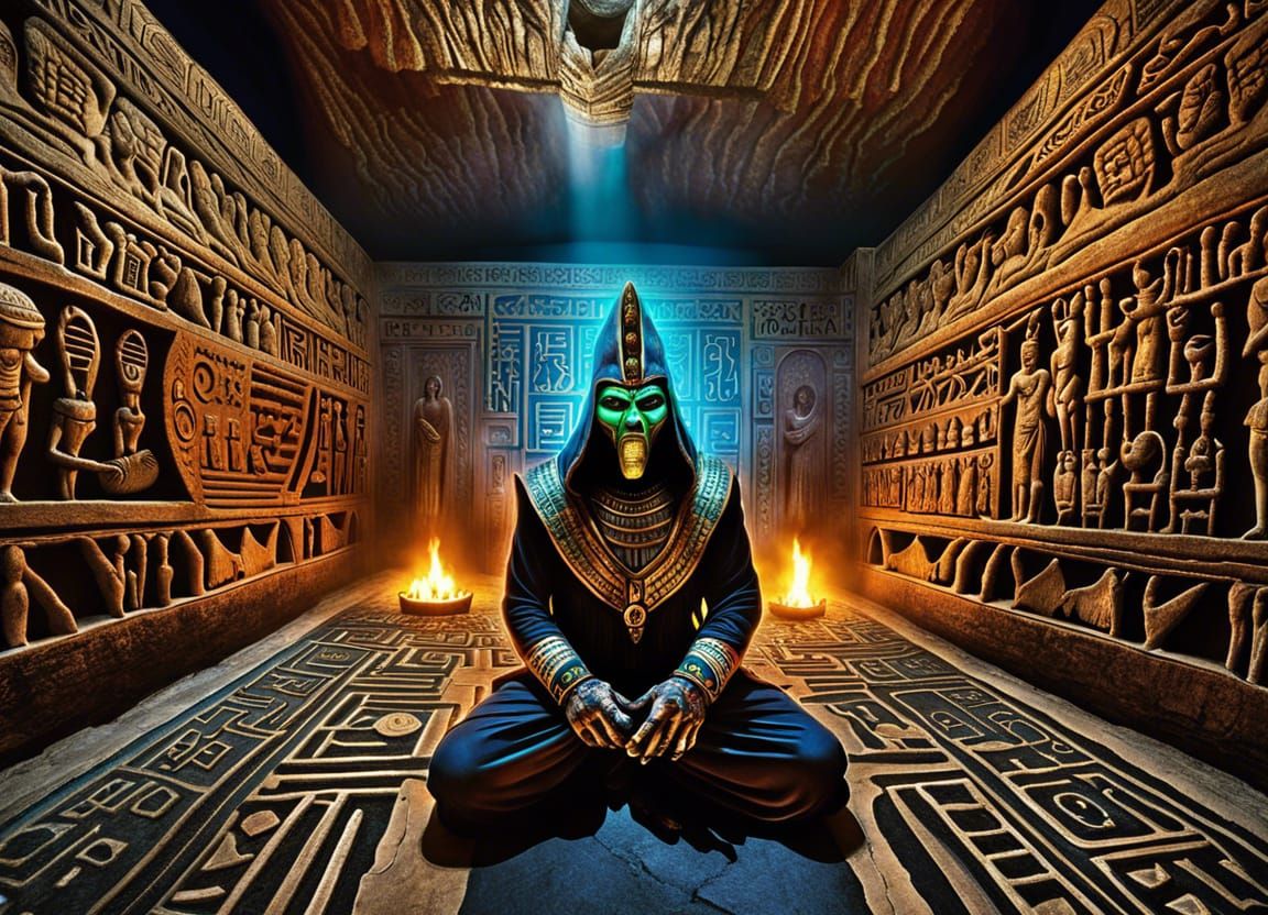 Embodiment of Osiris - AI Generated Artwork - NightCafe Creator