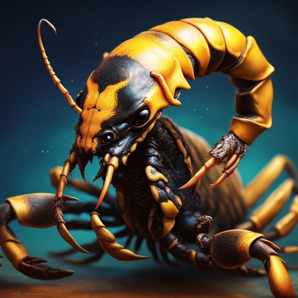 Scorpion V2 - AI Generated Artwork - NightCafe Creator