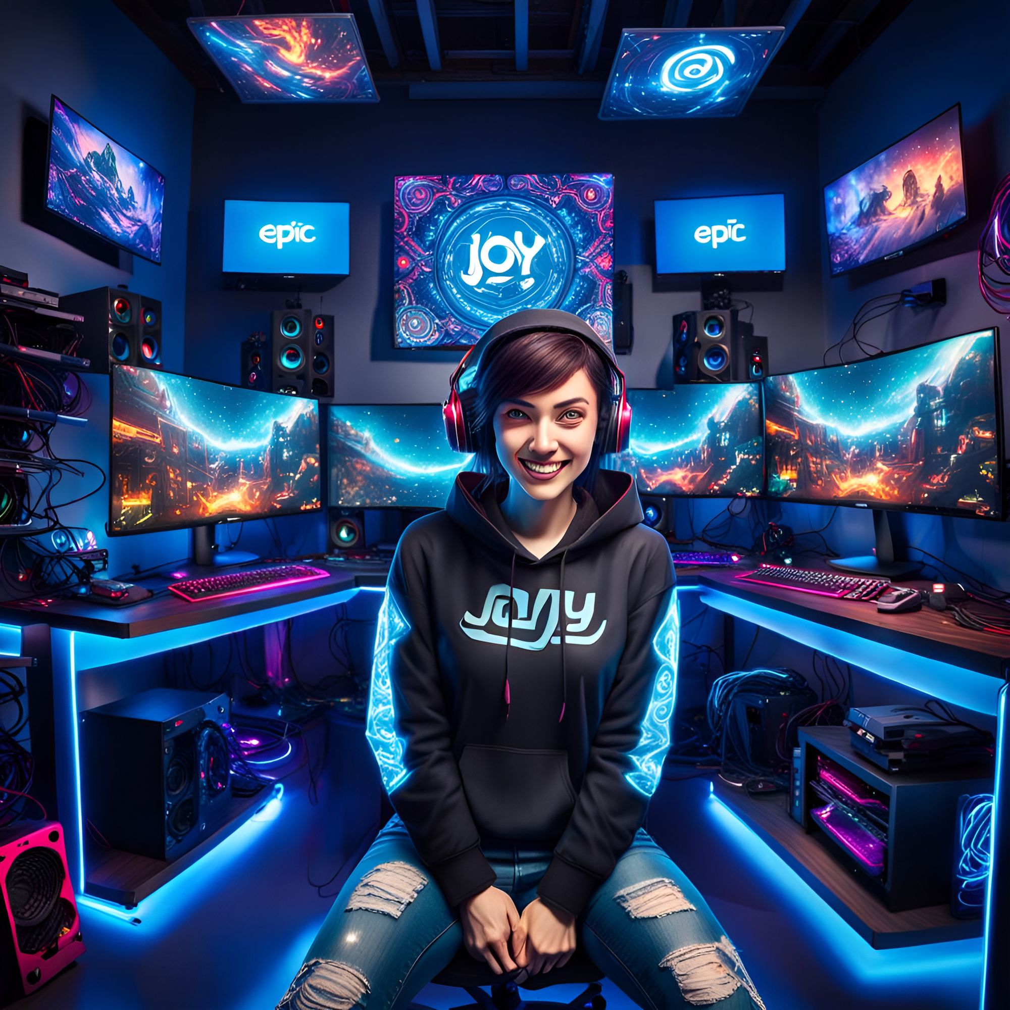 Epic Joy - Dream Gaming PC Setup : r/nightcafe