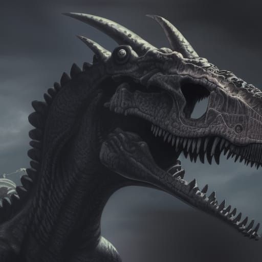 Terminator Dinosaur - AI Generated Artwork - NightCafe Creator