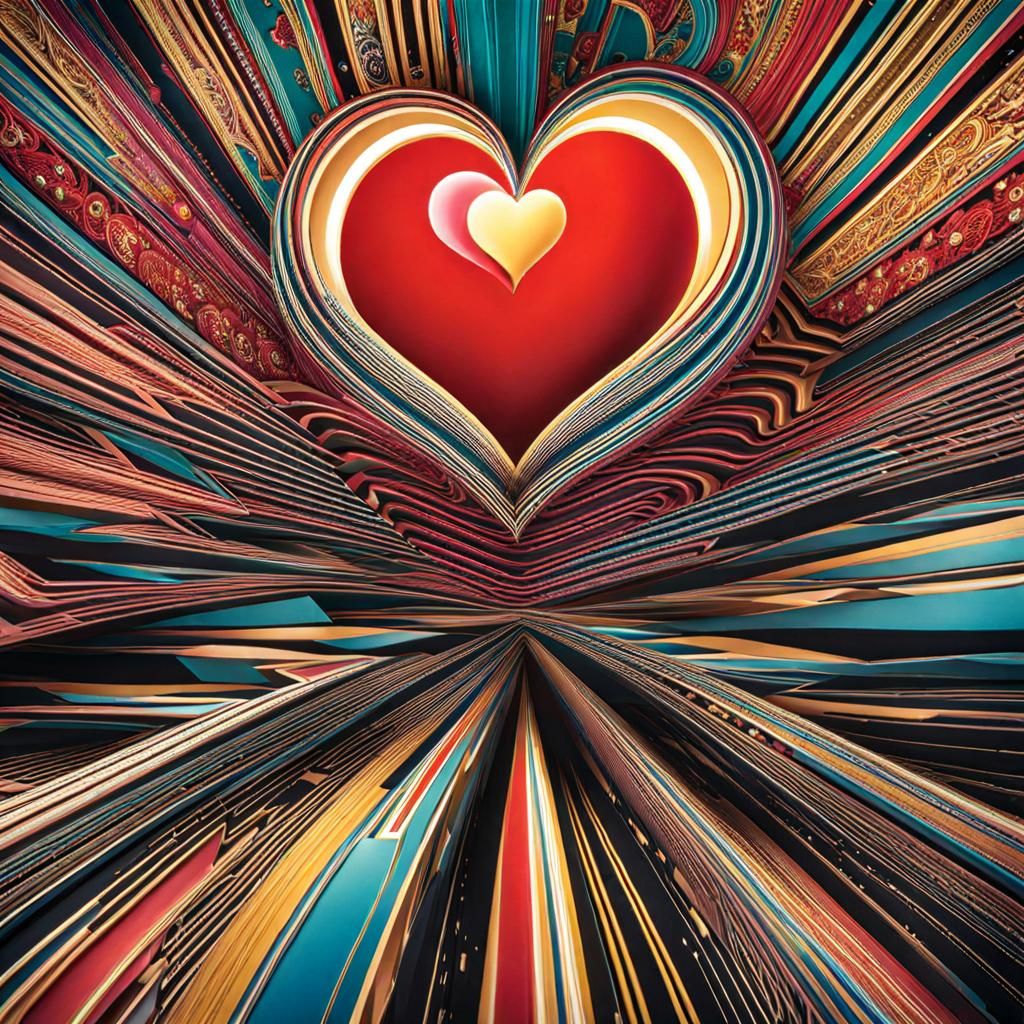 Falling in love - AI Generated Artwork - NightCafe Creator