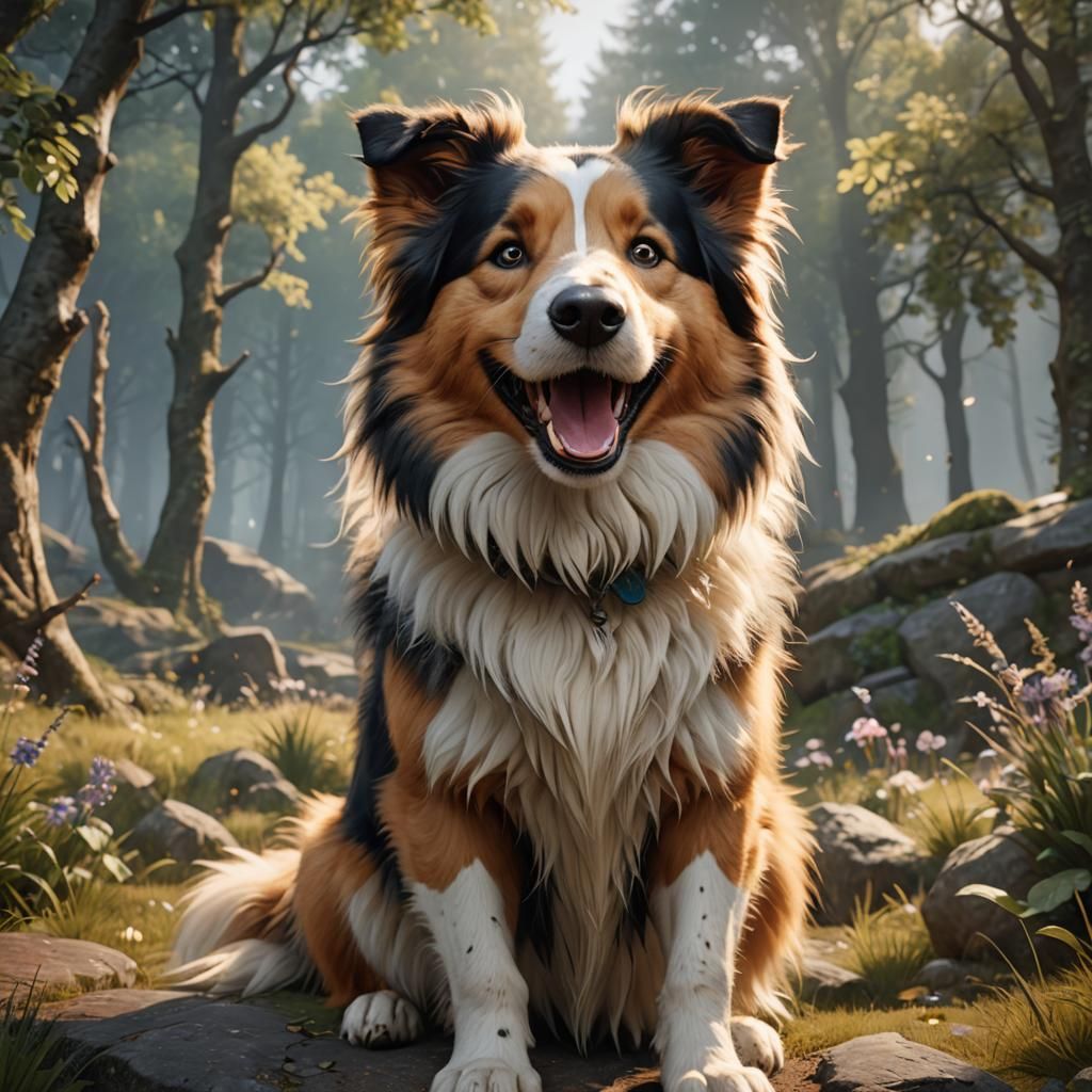 Doggy Floofer - AI Generated Artwork - NightCafe Creator