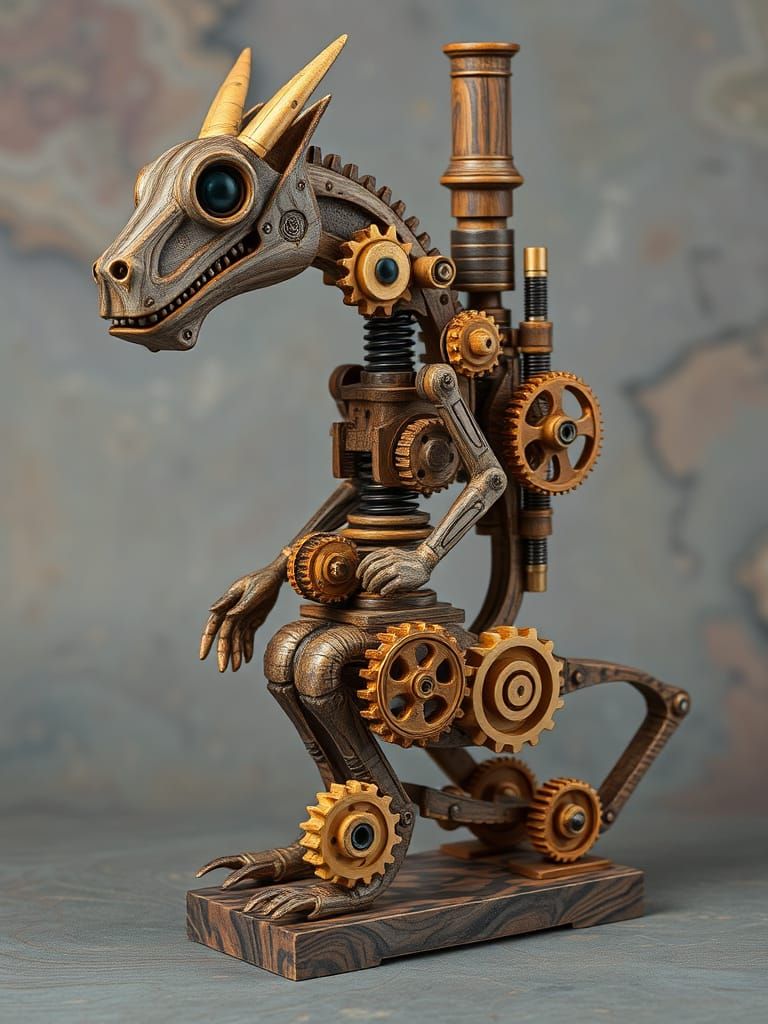 Patchwork Cybercraft Cybersteamcorepunk Doodads Zoomorphic Automata