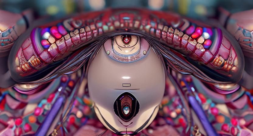 Robot - A portrait - AI Generated Artwork - NightCafe Creator