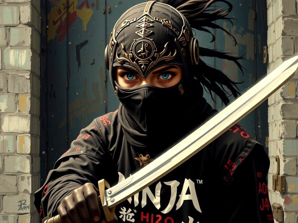 Ninja - Stealthy Warrior in Action