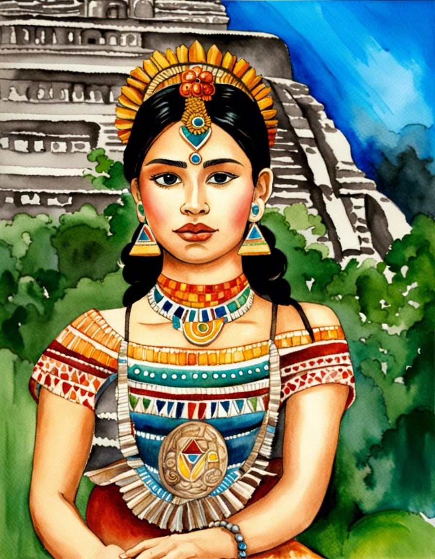 Maya Princess #40 - AI Generated Artwork - NightCafe Creator