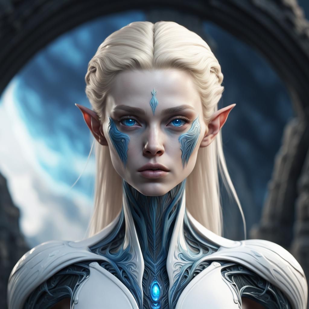 The tall white female - AI Generated Artwork - NightCafe Creator