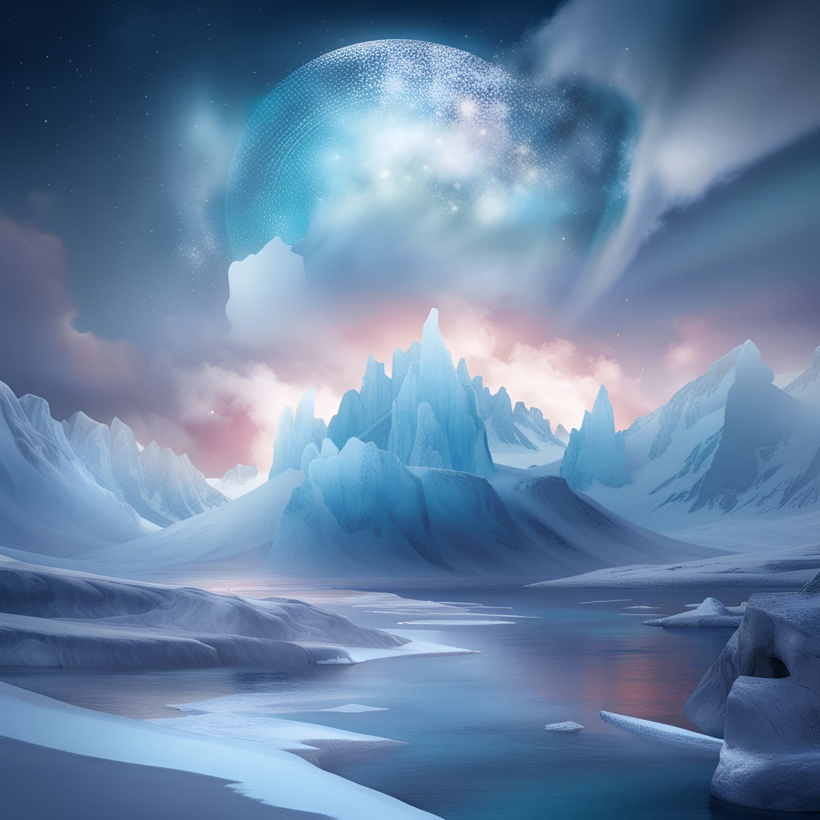 Antarctica - AI Generated Artwork - NightCafe Creator