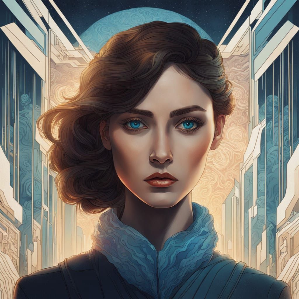 cinematic, spectacular, inviting, mesmerising colors, art deco , wet ...