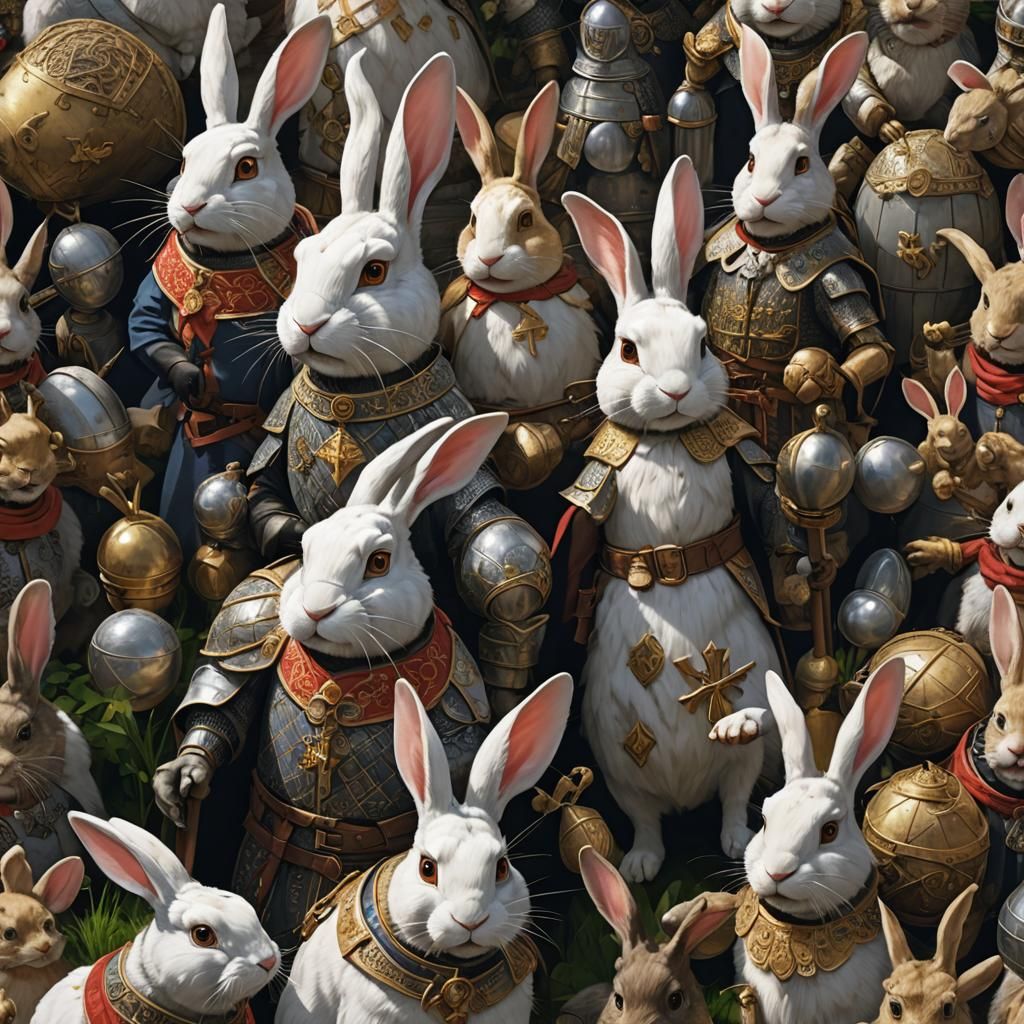 And you thought it was just a cute little bunny rabbit! - AI Generated ...