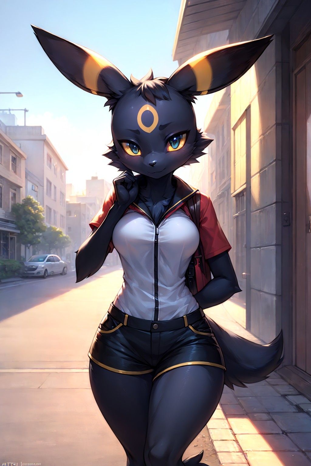 Anthro Umbreon - AI Generated Artwork - NightCafe Creator