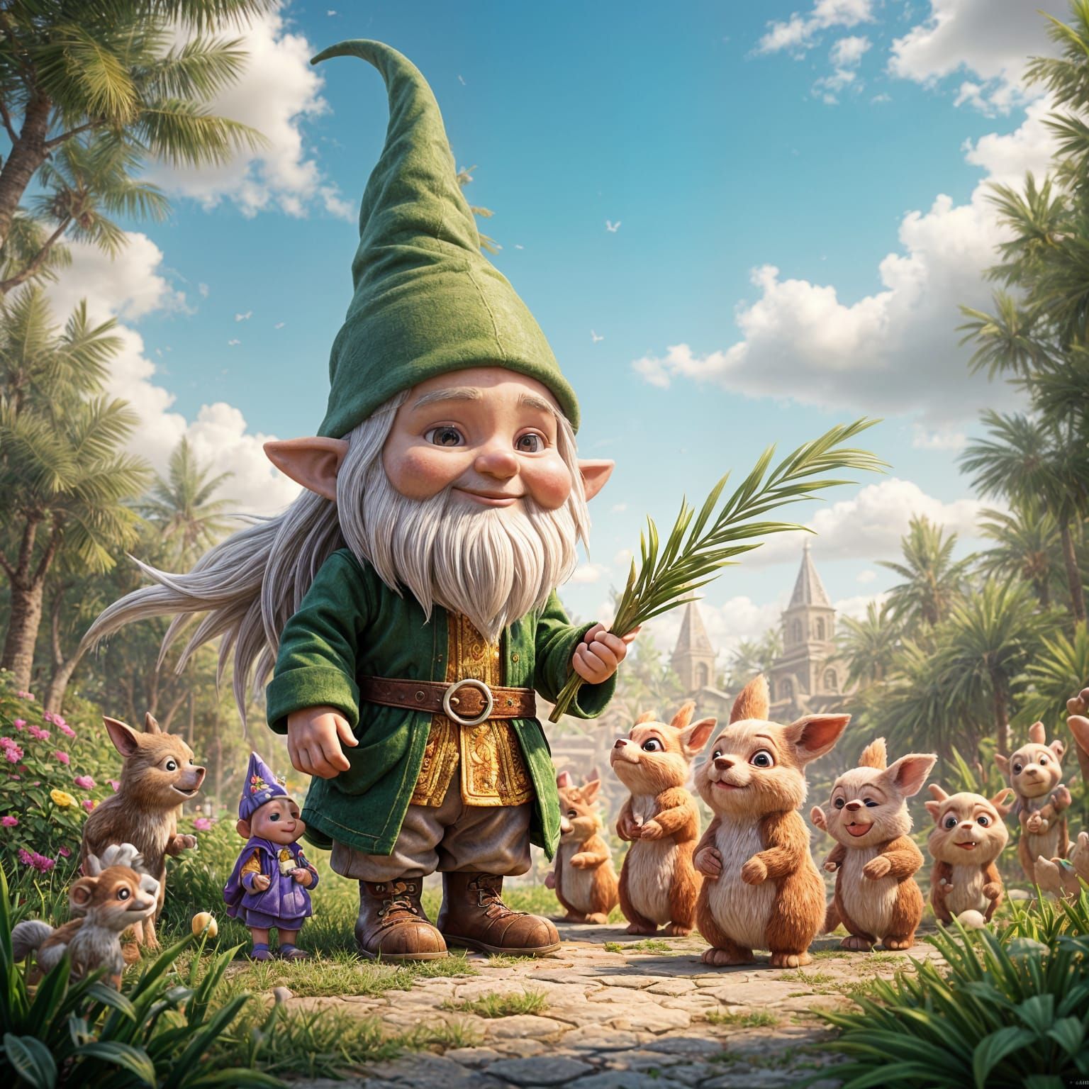 Palm Sunday for Fantasy - Cute Gnome Reimagines Palm Sunday ...