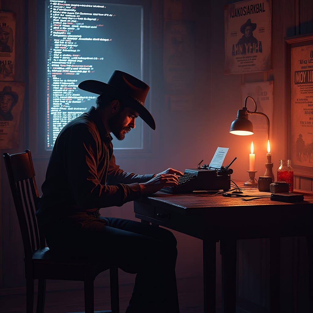 the cowboy code - The Cyberpunk Cowboy in Code