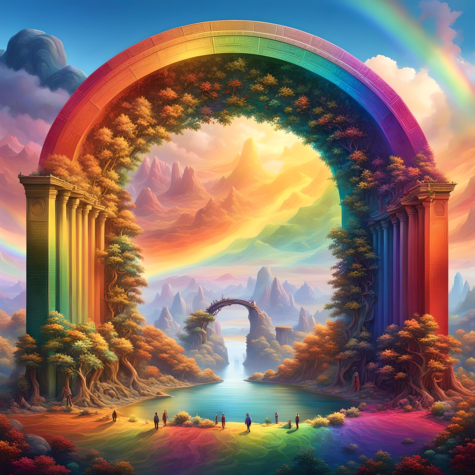 unity arch - AI Generated Artwork - NightCafe Creator