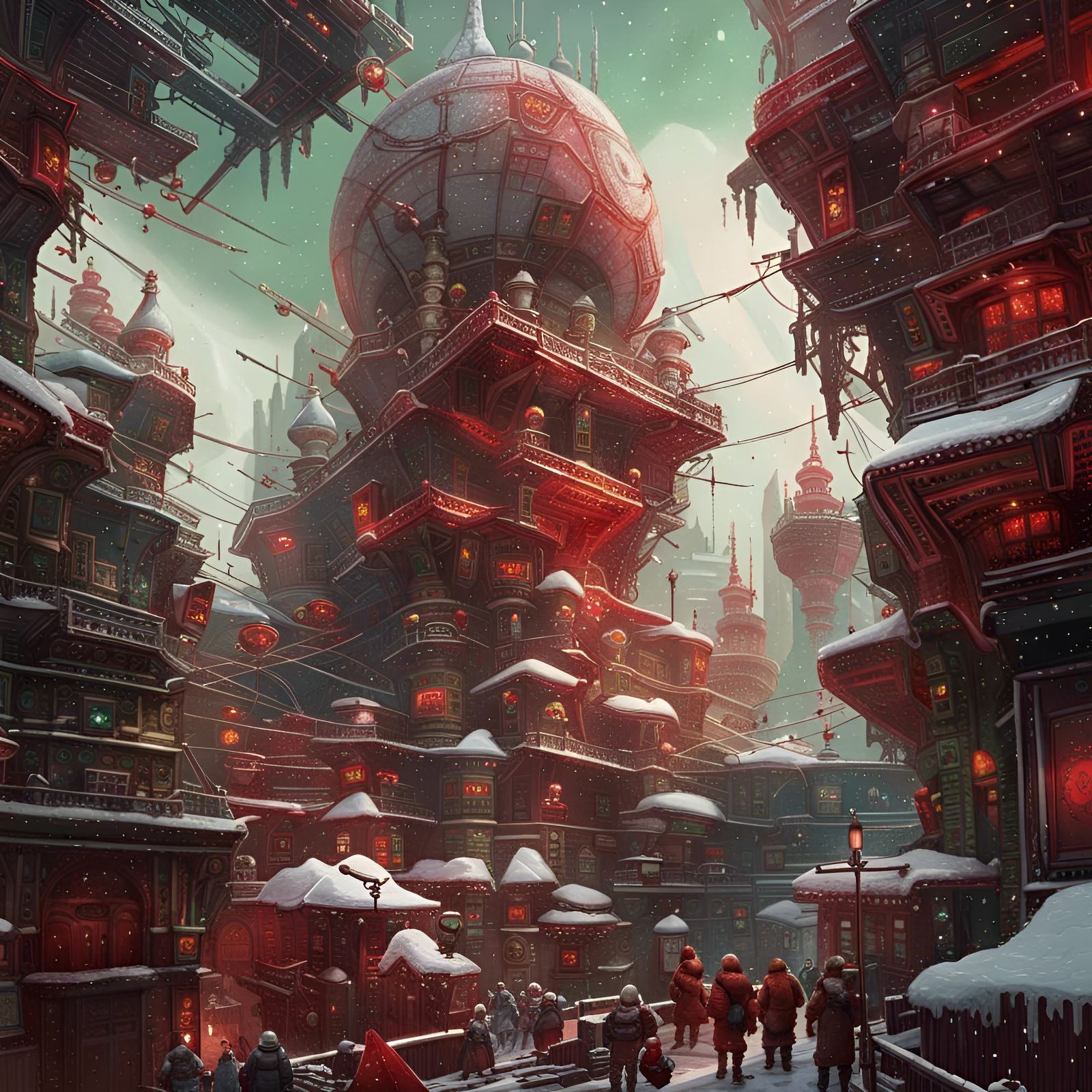 The red city vol. 2 - AI Generated Artwork - NightCafe Creator