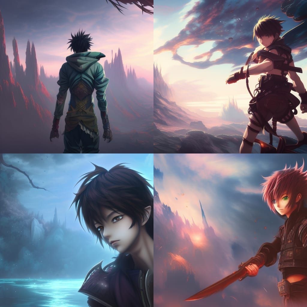 waste land anime - AI Generated Artwork - NightCafe Creator