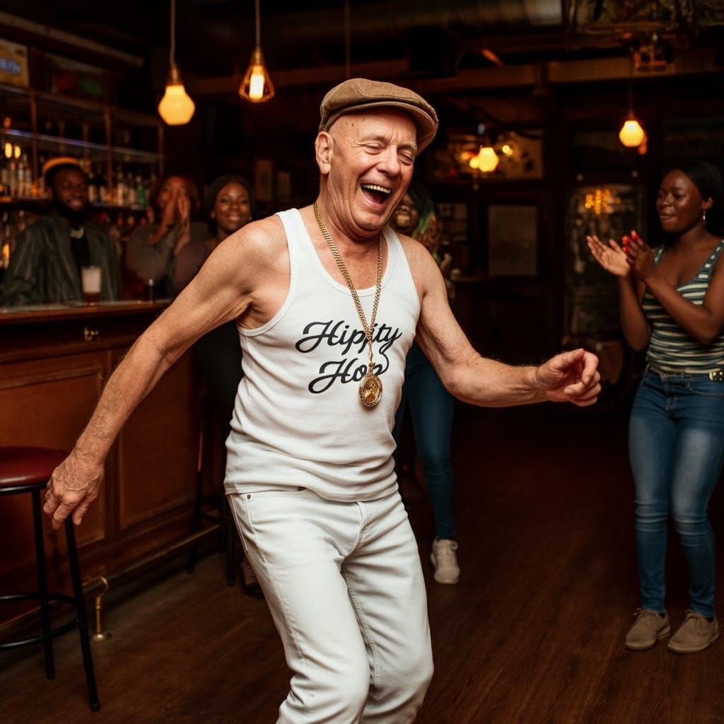 Moonwalk Like You Mean It - Elderly Man Moonwalks with Joyfu...