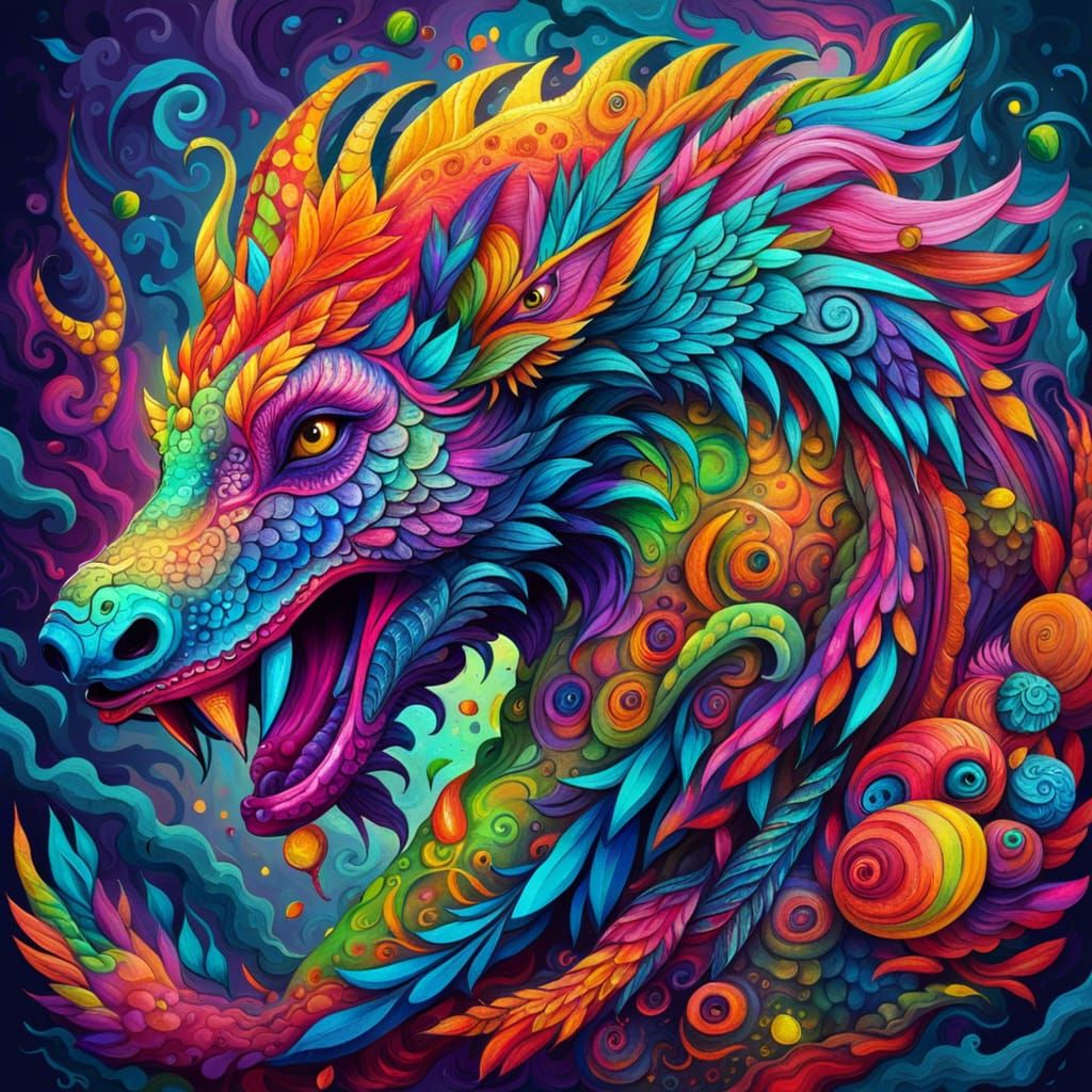 Rainbow Drag - AI Generated Artwork - NightCafe Creator