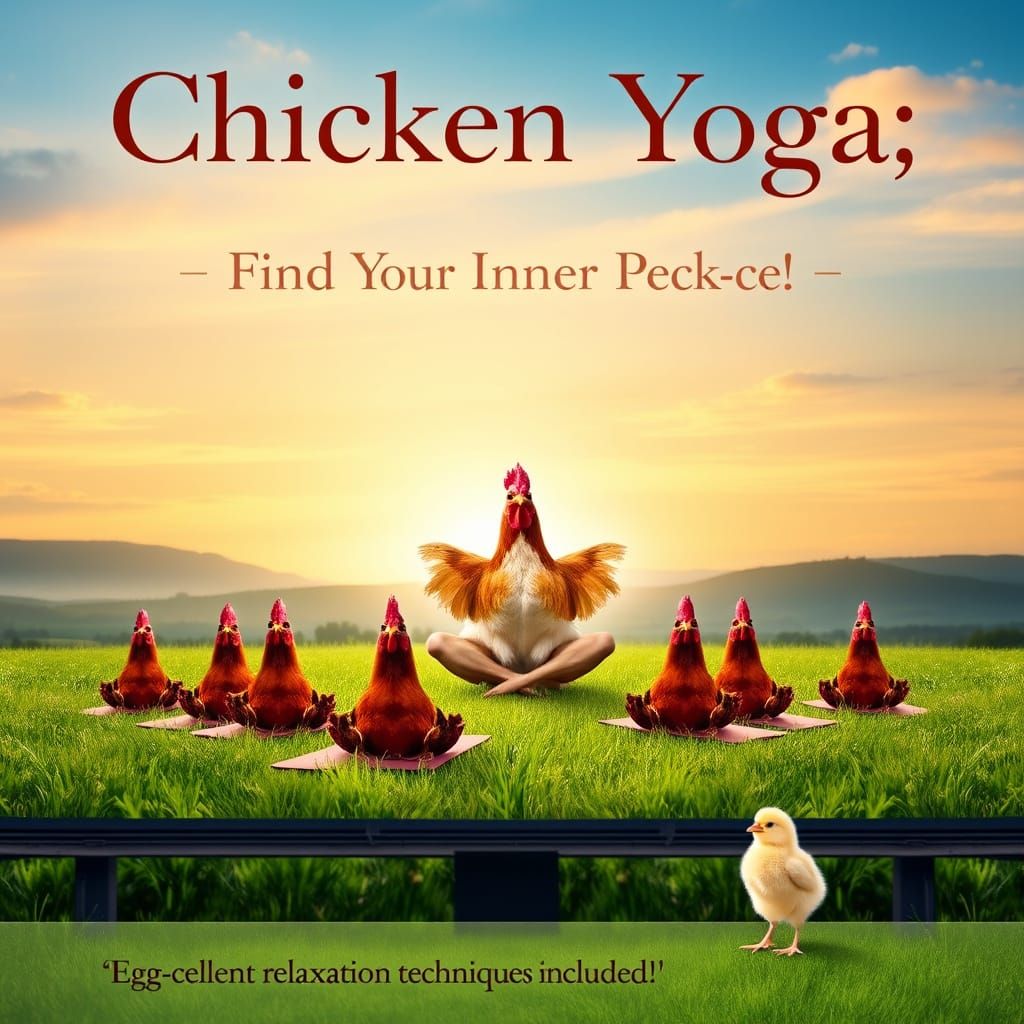 Chicken Yoga - Find your inner peck-ce