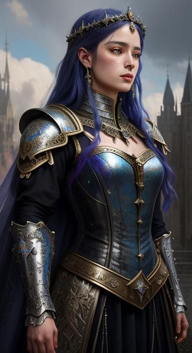 fantasy medieval queen - AI Generated Artwork - NightCafe Creator