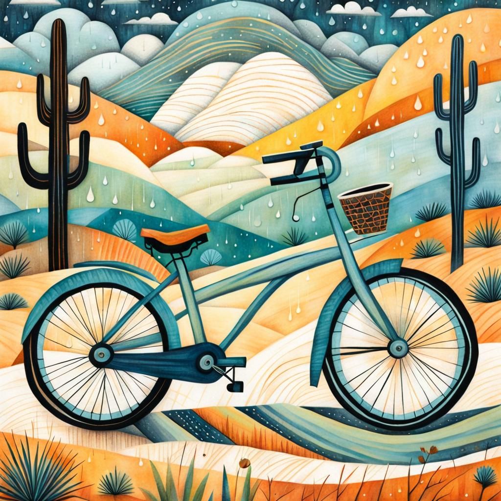 bikeride whimsy - AI Generated Artwork - NightCafe Creator