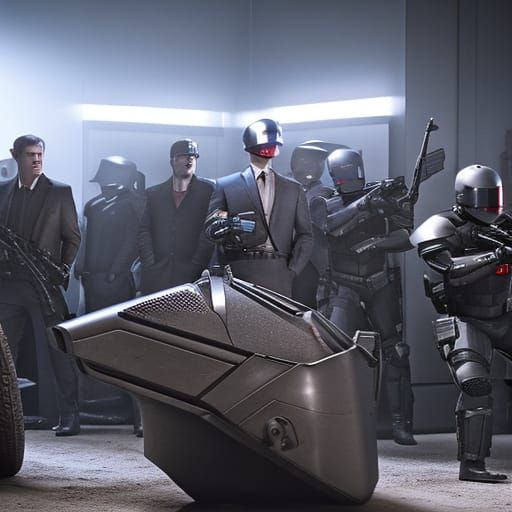 ROBOCOP KILL PARTY - AI Generated Artwork - NightCafe Creator