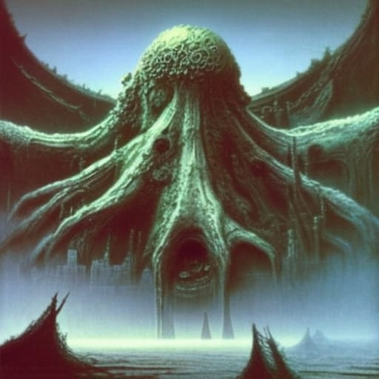 Lair of the shoggoths - AI Generated Artwork - NightCafe Creator