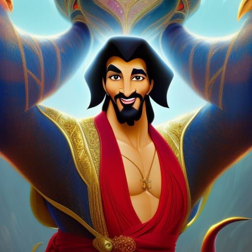Jafar from The movie Aladdin - AI Generated Artwork - NightCafe Creator