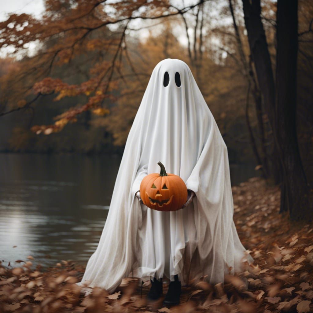 An Autumn ghost - AI Generated Artwork - NightCafe Creator