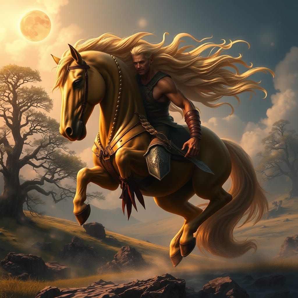 a mere man becomes a mighty horse - Majestic Transformation ...