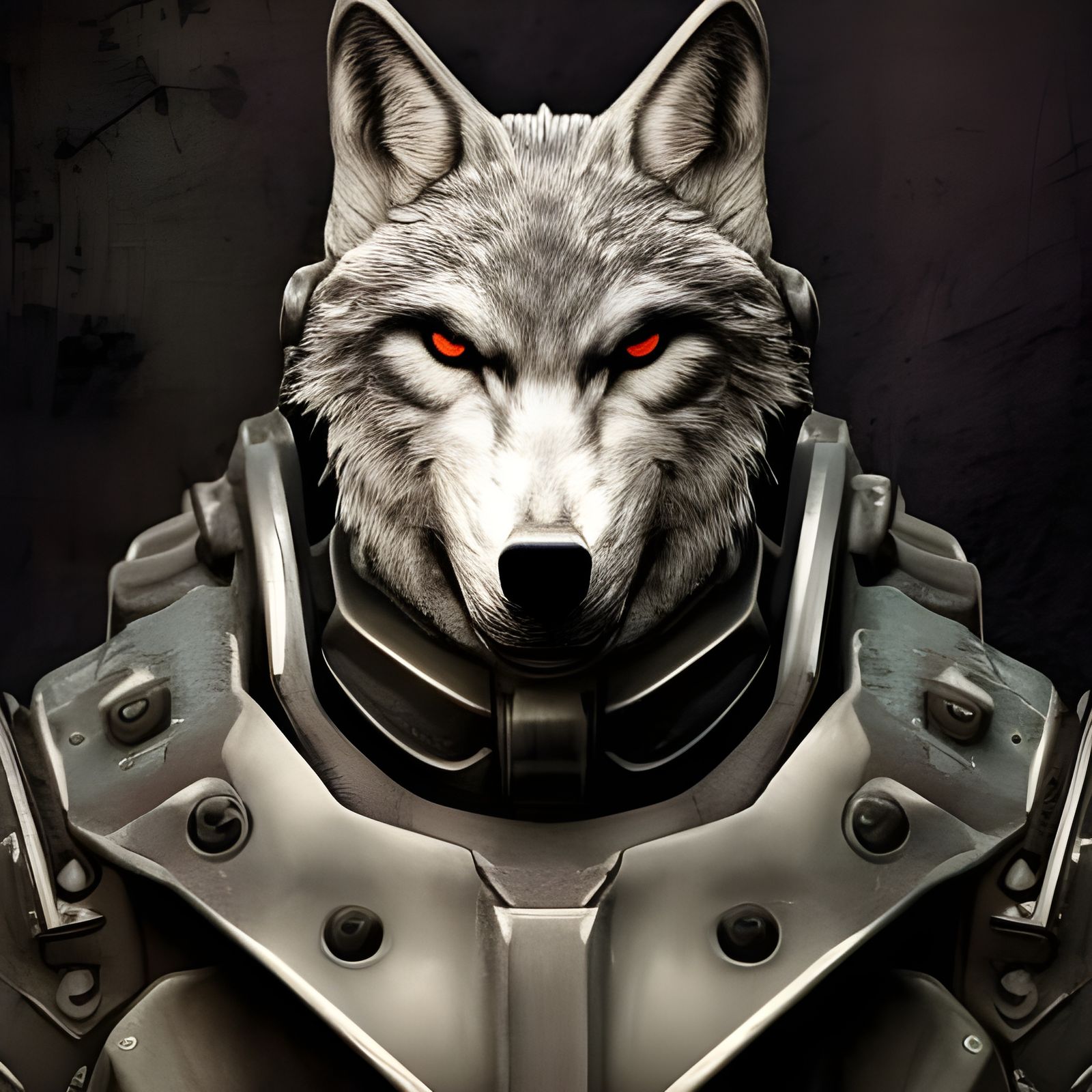 Wolf space marine ver.1 - AI Generated Artwork - NightCafe Creator