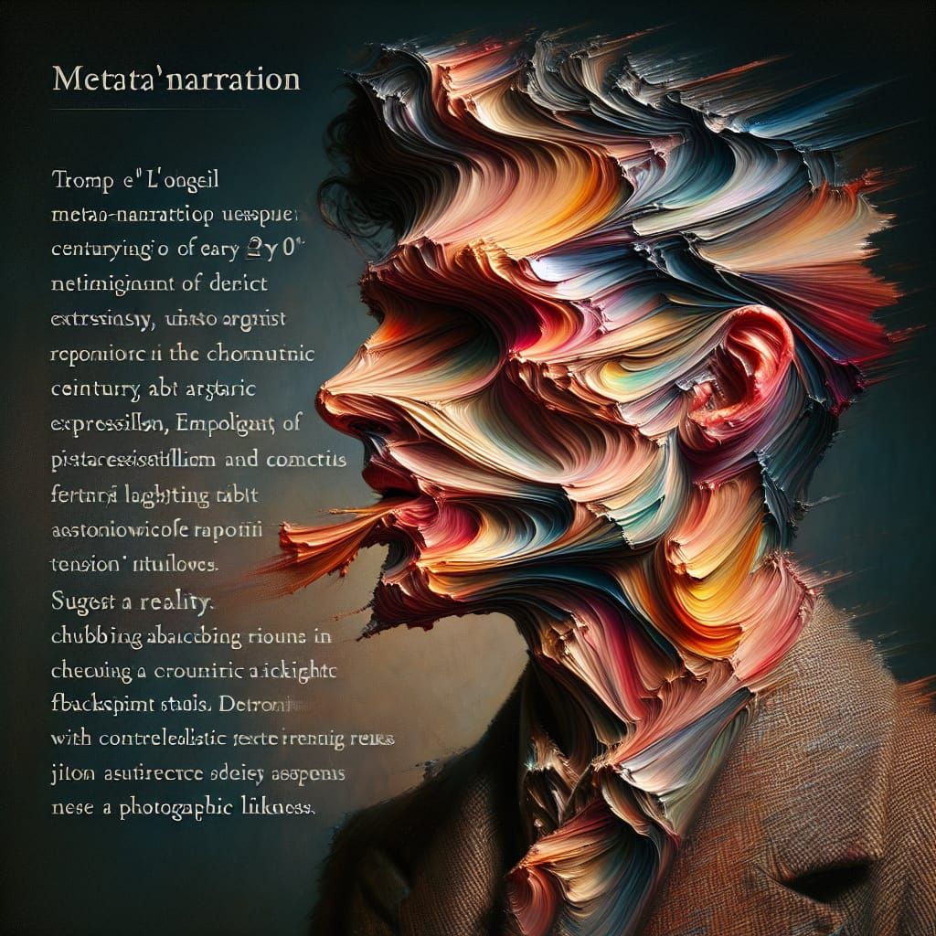 Distortion technique - Abstract Expressionist Reality Tear