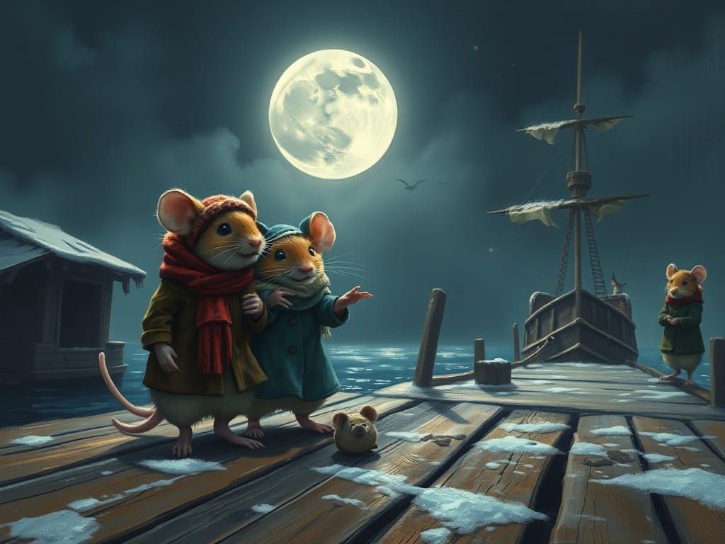 Planning a fantastic adventure - Mice Brave Winter's Chill f...