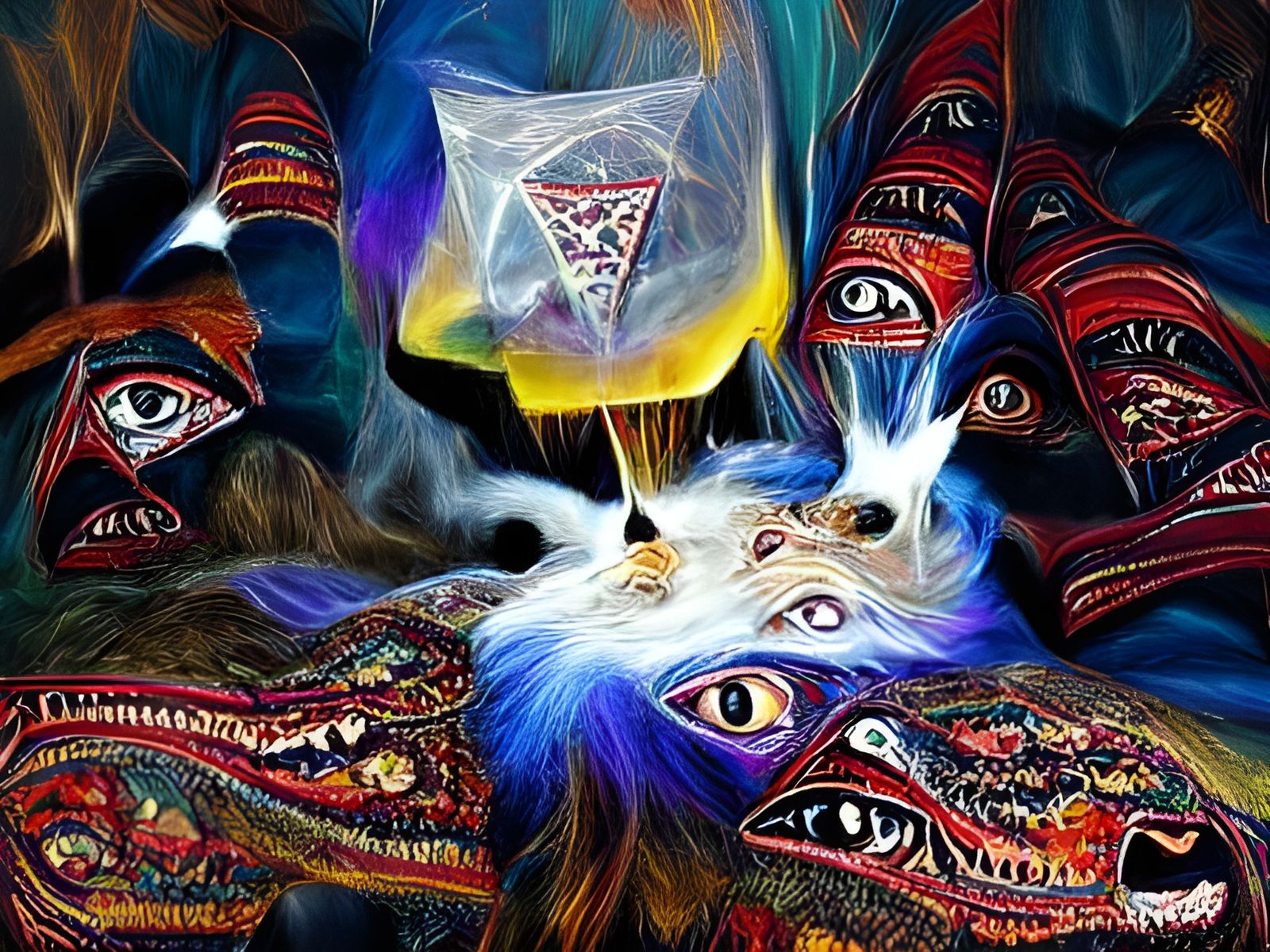 dimethyltryptamine visions and shamanism - AI Generated Artwork ...