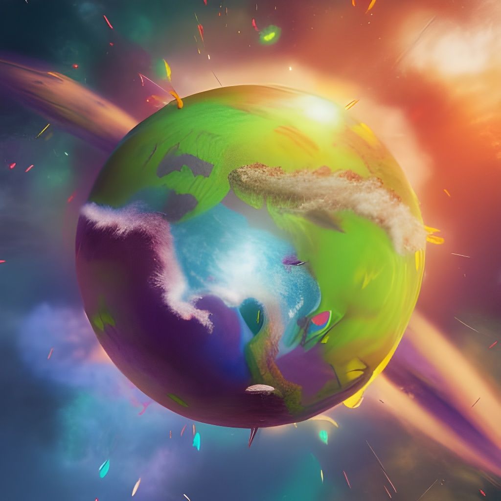 Moving planet - AI Generated Artwork - NightCafe Creator