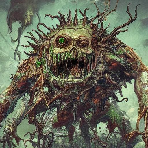 Cancerous Tumor Monster - AI Generated Artwork - NightCafe Creator