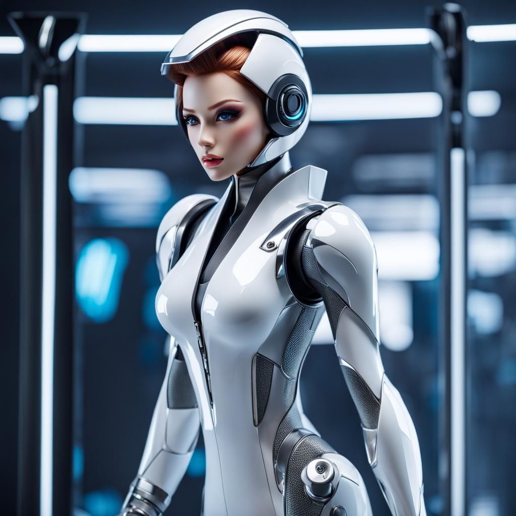 Cyborg Doll - AI Generated Artwork - NightCafe Creator