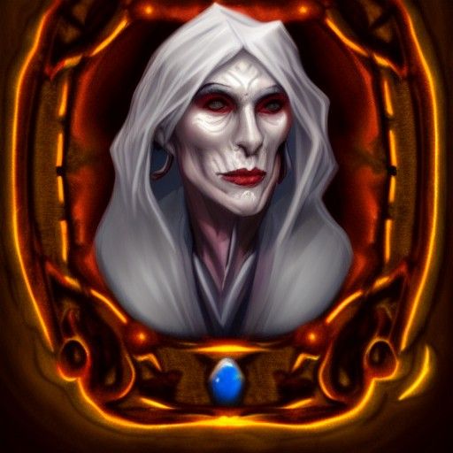 Necromancer portrait - AI Generated Artwork - NightCafe Creator
