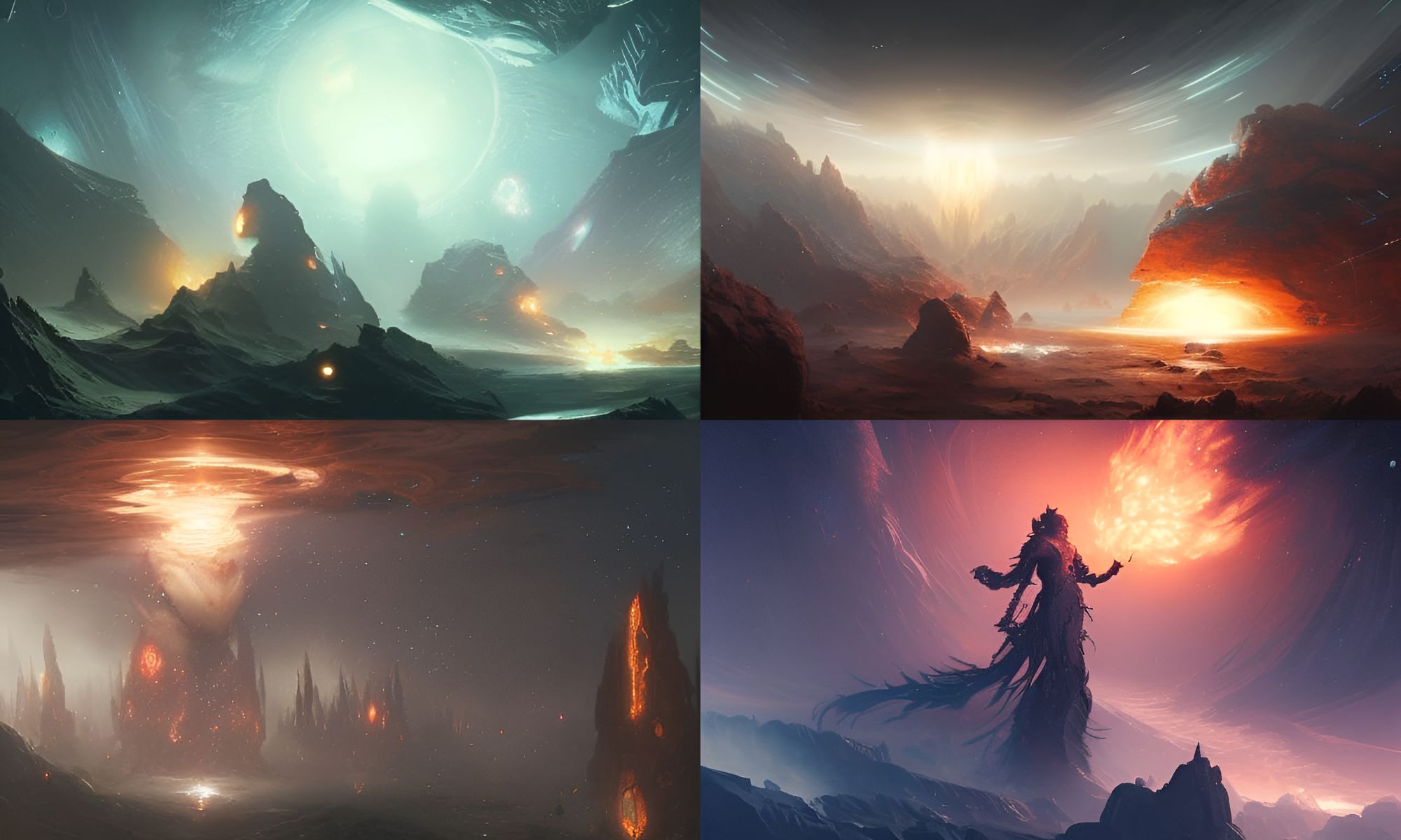 Dark Fantasy Cosmic Disaster ( Widescreen ) : r/nightcafe