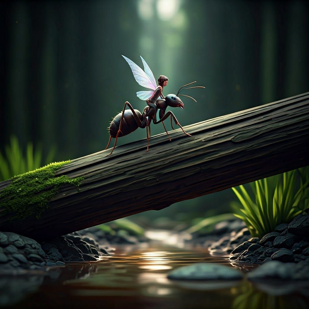 Crossing a Log - Crossing a Log