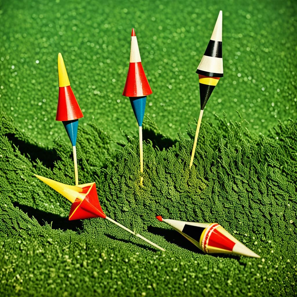 Lawn Darts - AI Generated Artwork - NightCafe Creator