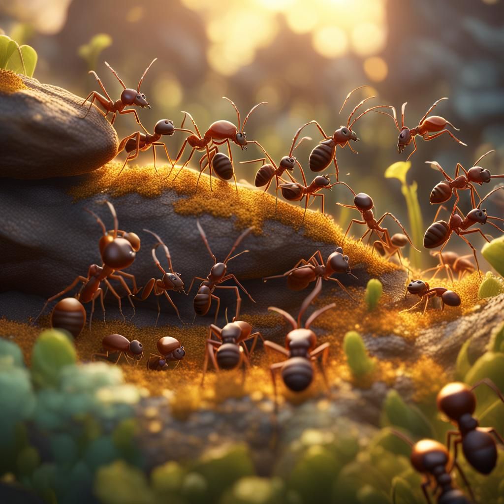 Ant’s viewpoint - AI Generated Artwork - NightCafe Creator