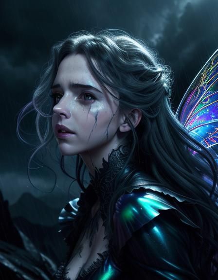 The Fallen Fey - AI Generated Artwork - NightCafe Creator