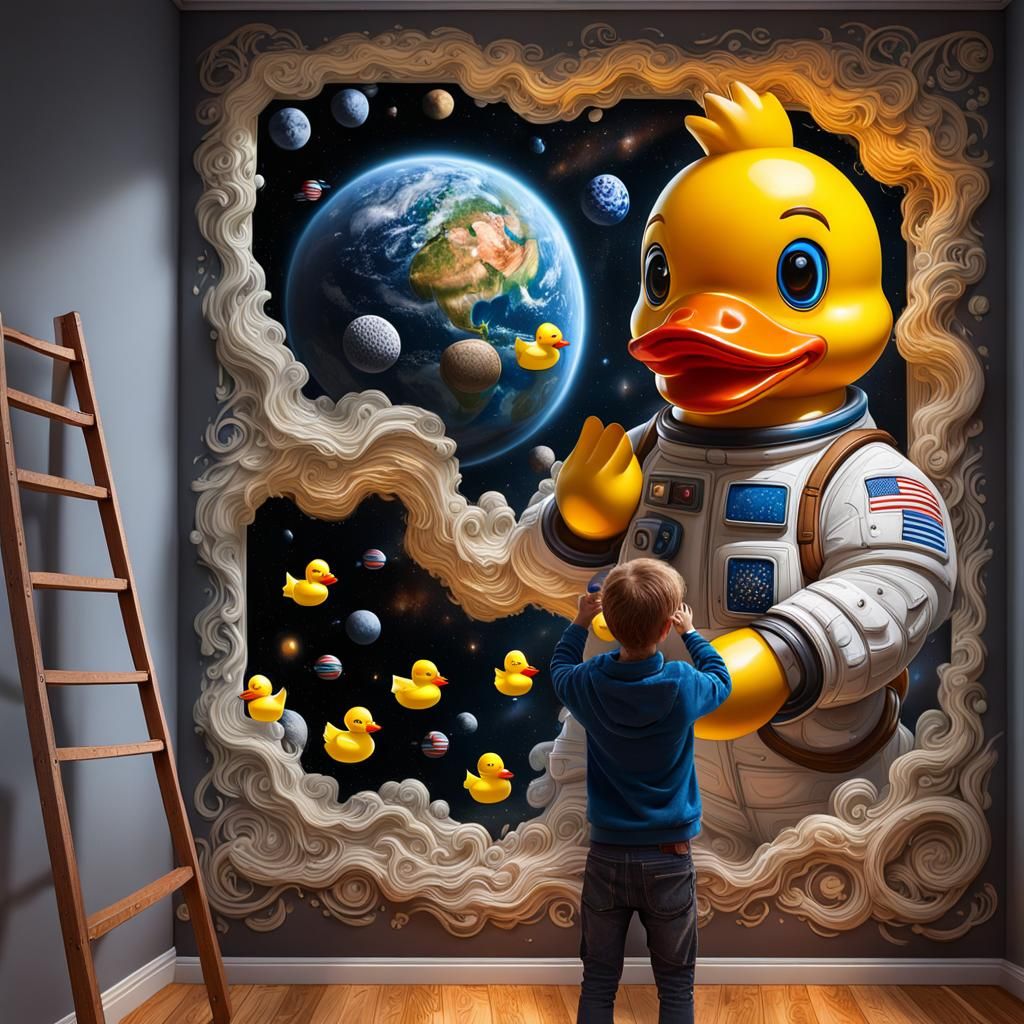 Random Objects in Space ( Come with me, we'll fly through space ) - AI ...