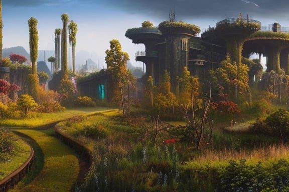 A world without people - AI Generated Artwork - NightCafe Creator