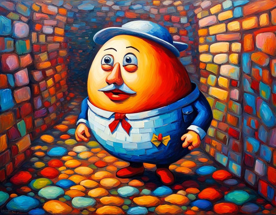 Neo Impressionist Humpty Dumpty Ai Generated Artwork Nightcafe Creator