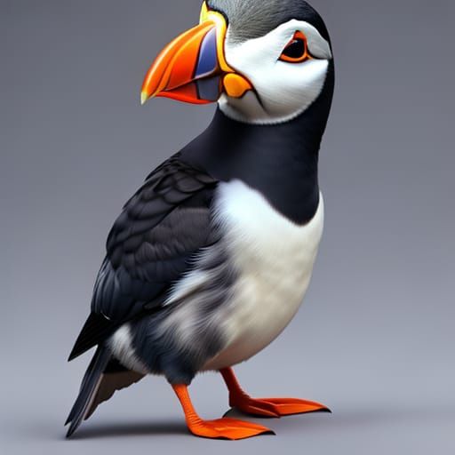 Puffin Render - AI Generated Artwork - NightCafe Creator